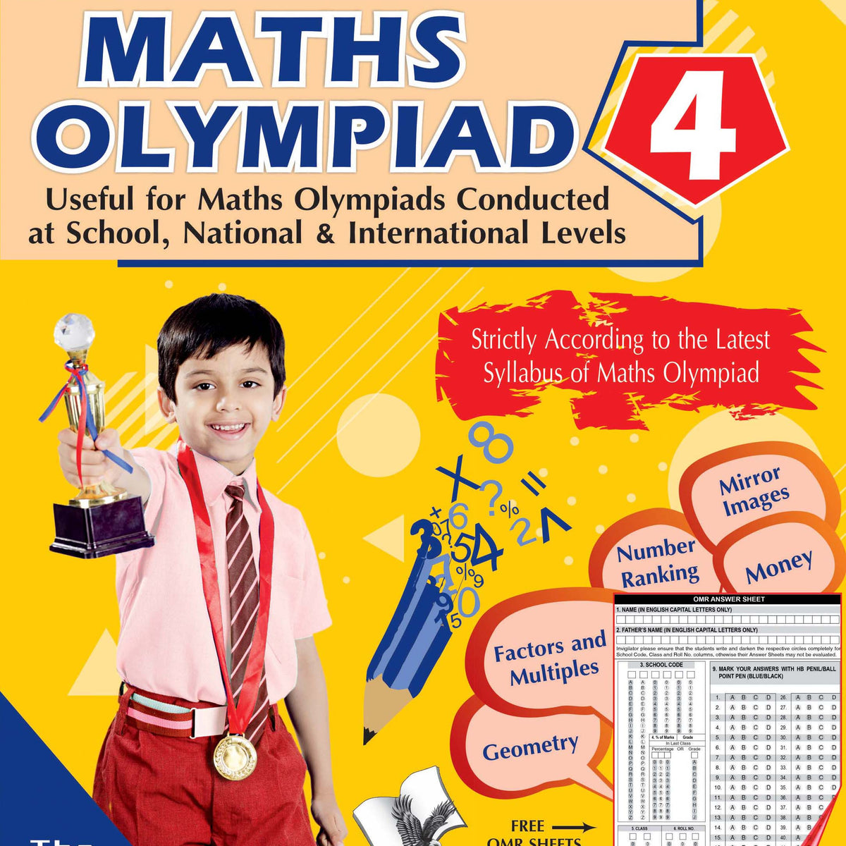 International Maths Olympiad - Class 4 (With OMR Sheets): Theories wit ...